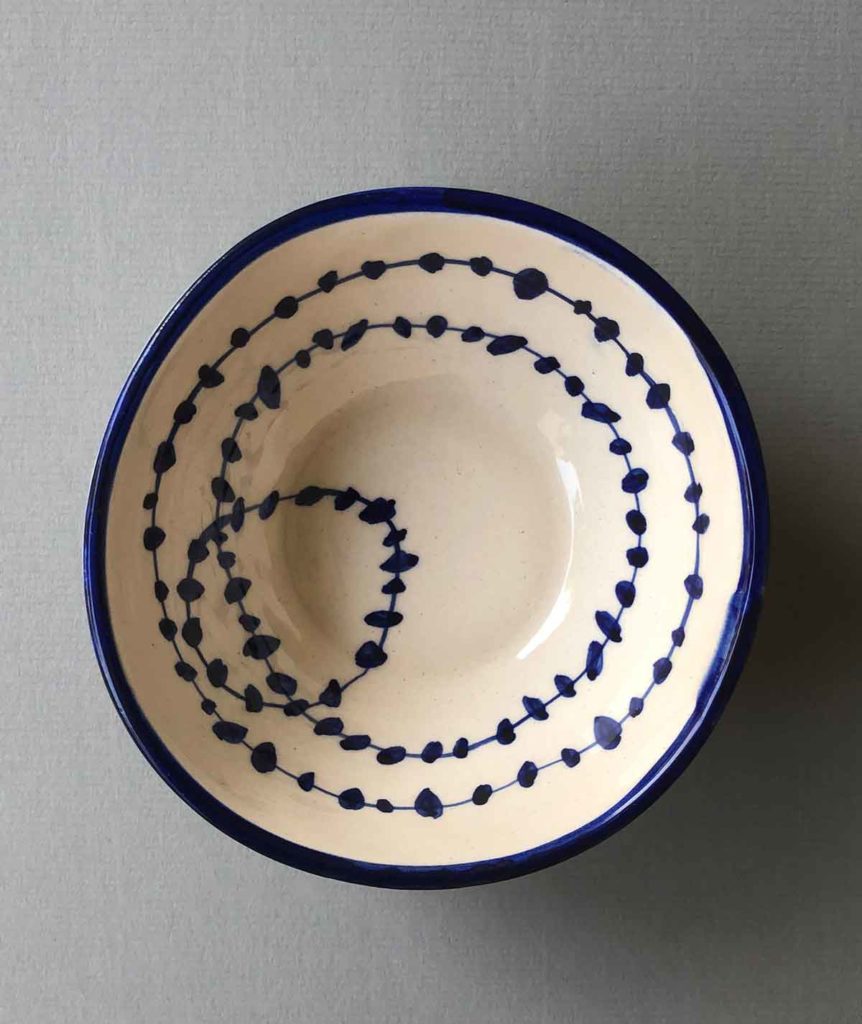 Barbed Wire Mongol Bowl – Mary Pots